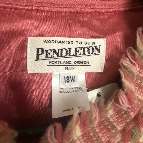 Pendleton | Jackets & Coats | Vintage Plus Pendleton Blazer Pink | Poshmark